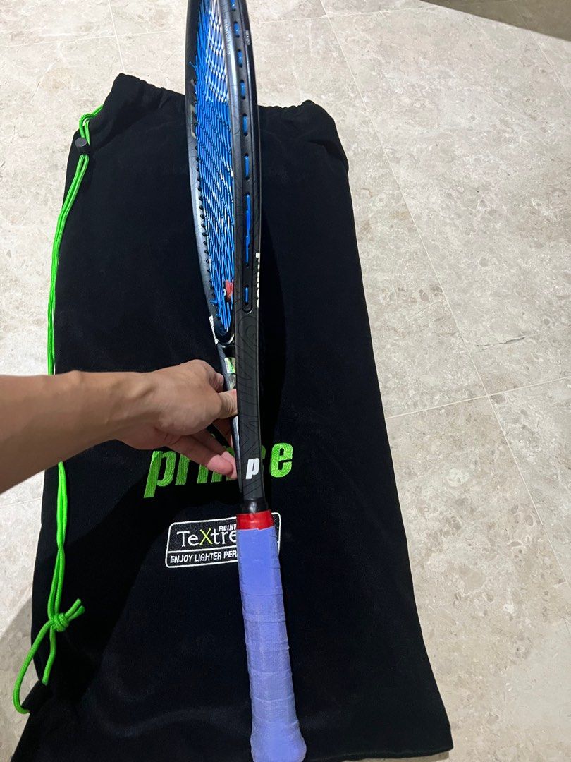 Prince Phantom 100x (18x20) arm friendly tennis racket, Sports ...