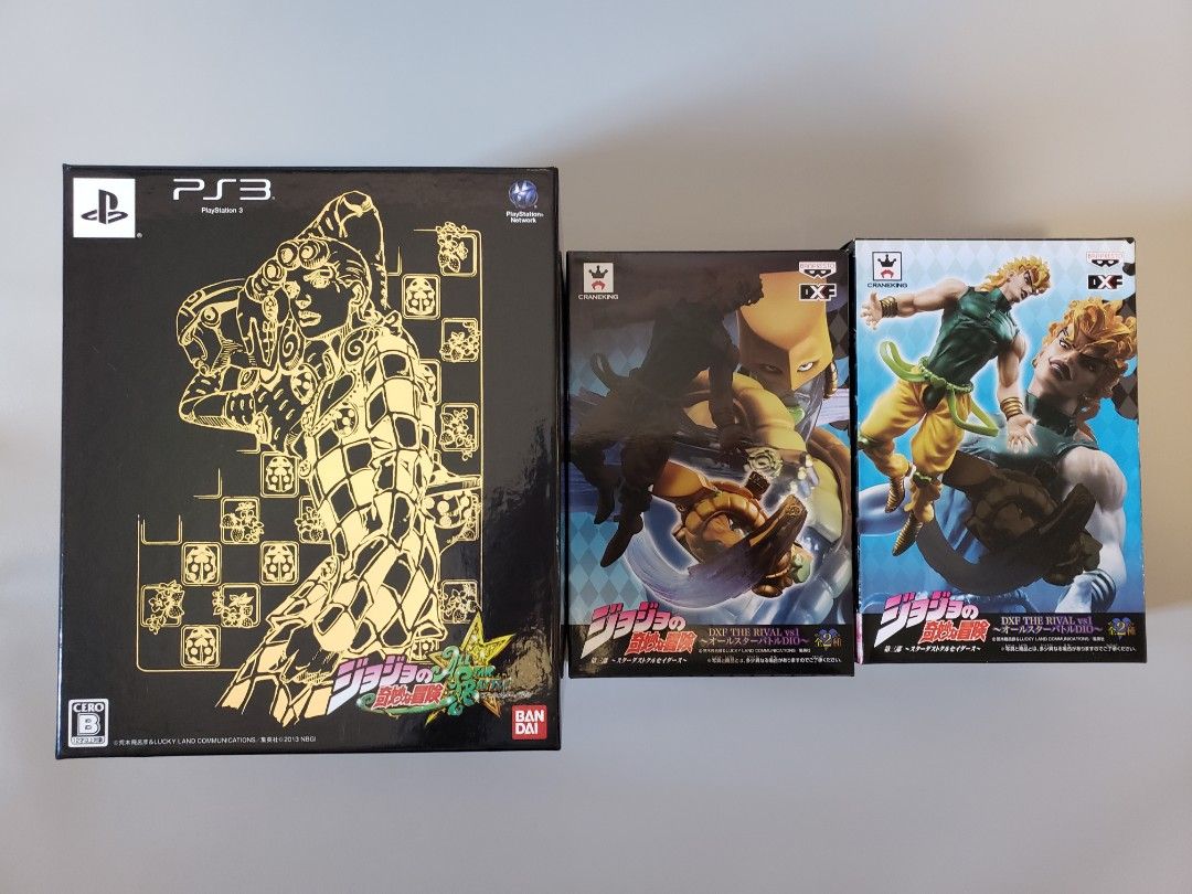 Ps3 JoJo的奇妙冒險 黃金體驗 Box 限定版 + DXF THE RIVAL vs1 全2種 迪奧 世界 Dio World 模型 ...