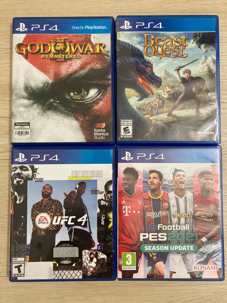 PS4 used games, Video Gaming, Video Games, PlayStation on Carousell