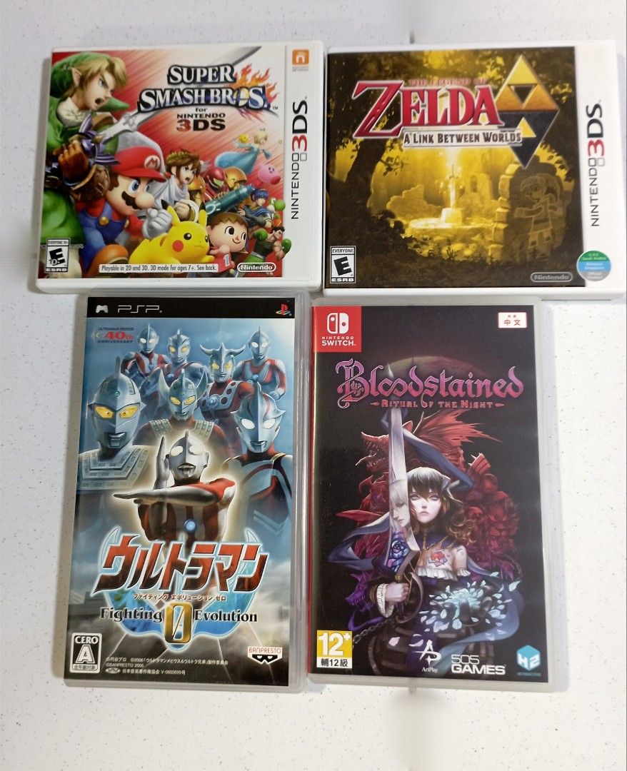PSP ultraman 3DS DS Nintendo switch blood, Video Gaming, Video Games ...