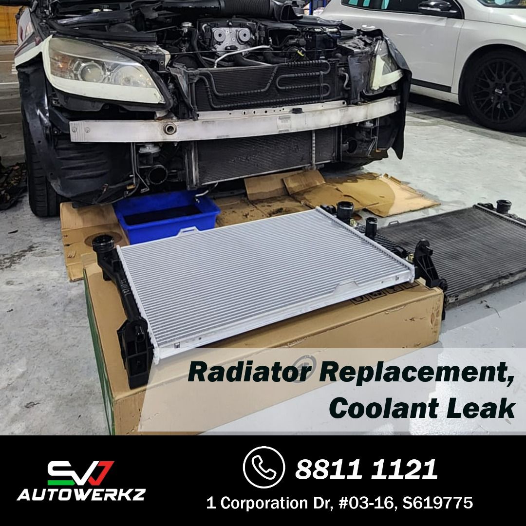 Radiator Replacement, Coolant Leak for Volkswagen VW, Audi, Mini ...