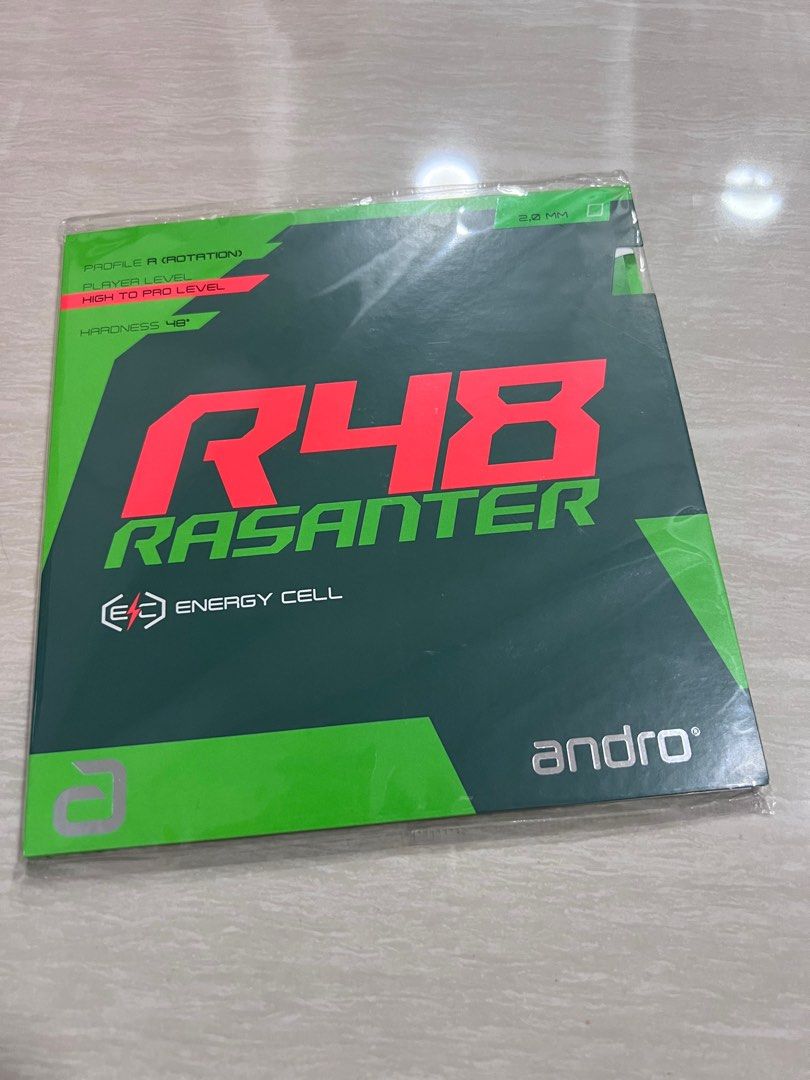 Rasanter R48 table tennis rubber, Sports Equipment, Sports & Games ...