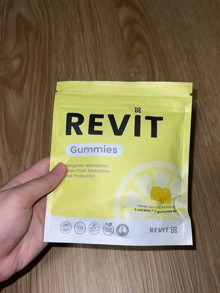 Revit anti hangover gummies, Health & Nutrition, Health Supplements ...