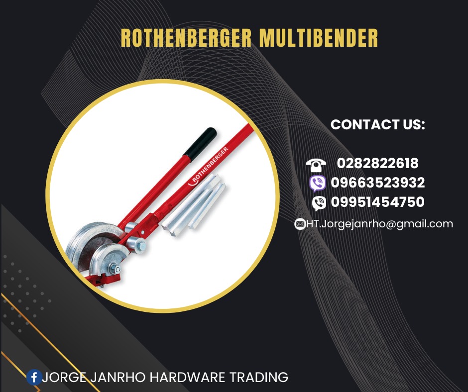 ROTHENBERGER MULTIBENDER, Commercial & Industrial, Construction Tools ...