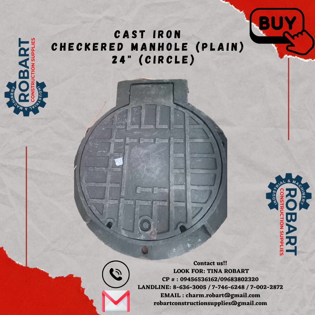 Round Checkered Manhole (Plain) 24", Commercial & Industrial ...