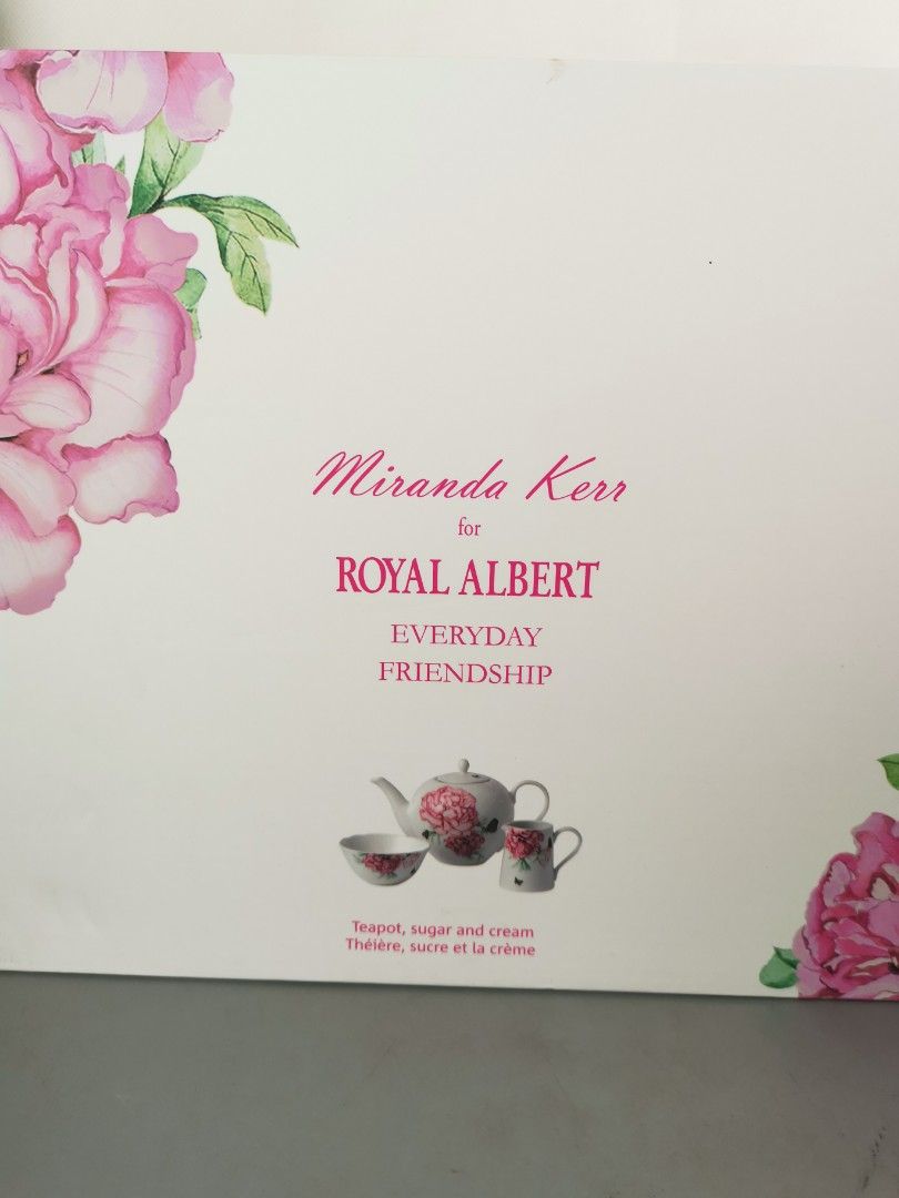 Royal Albert Miranda Kerr Everyday 40034006 Teapot, Sugar & Cream, 3 ...