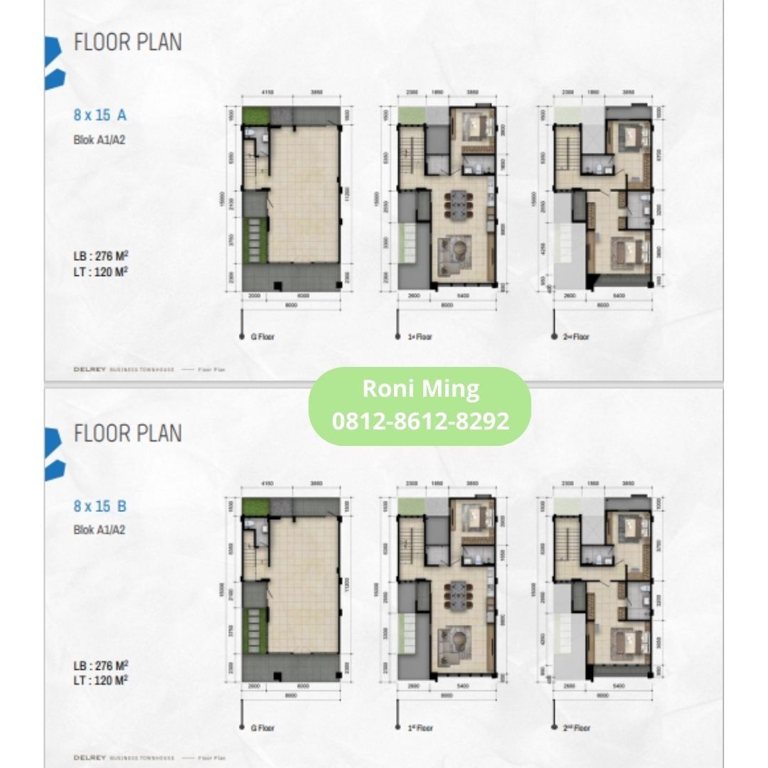 Ruko bsd city cocok untuk perkantoran di Delrey Biztown 3 lantai ...