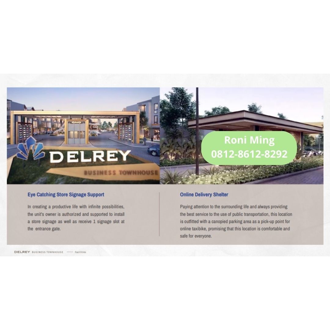 Ruko bsd city cocok untuk perkantoran di Delrey Biztown 3 lantai ...