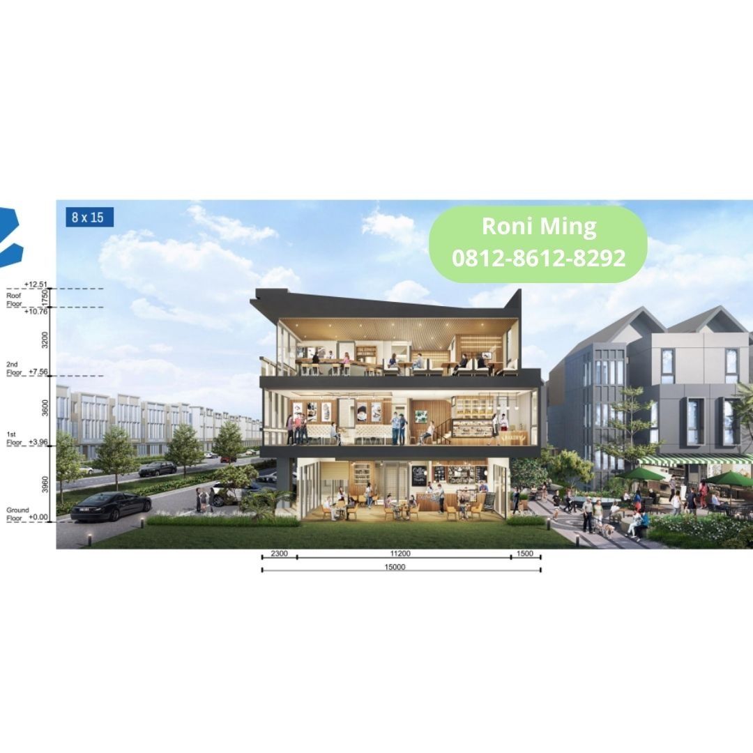 Ruko bsd city cocok untuk perkantoran di Delrey Biztown 3 lantai ...