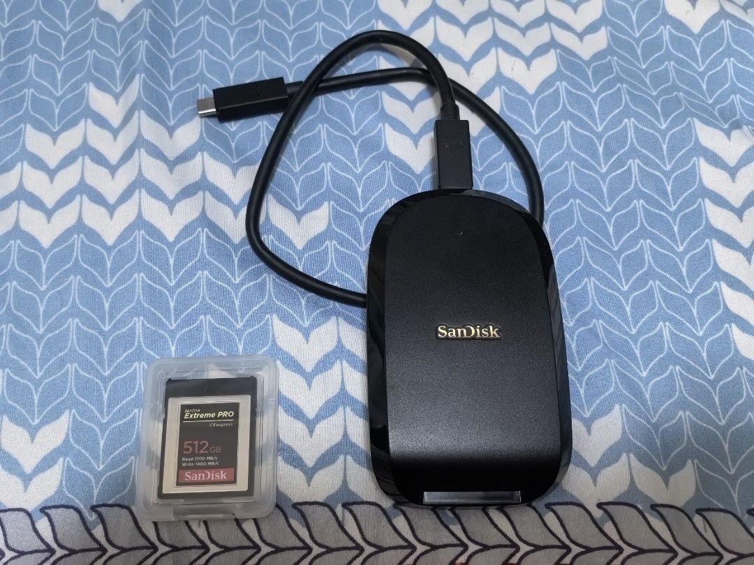 Sandisk Cf express type b 512gb 連讀卡器, 攝影器材, 攝影配件, 其他攝影配件 - Carousell