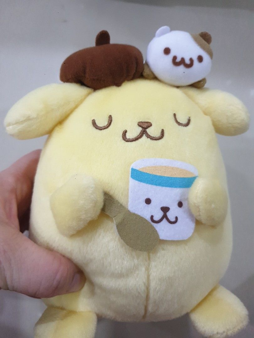 Sanrio Pompompurin plush toy, Hobbies & Toys, Toys & Games on Carousell