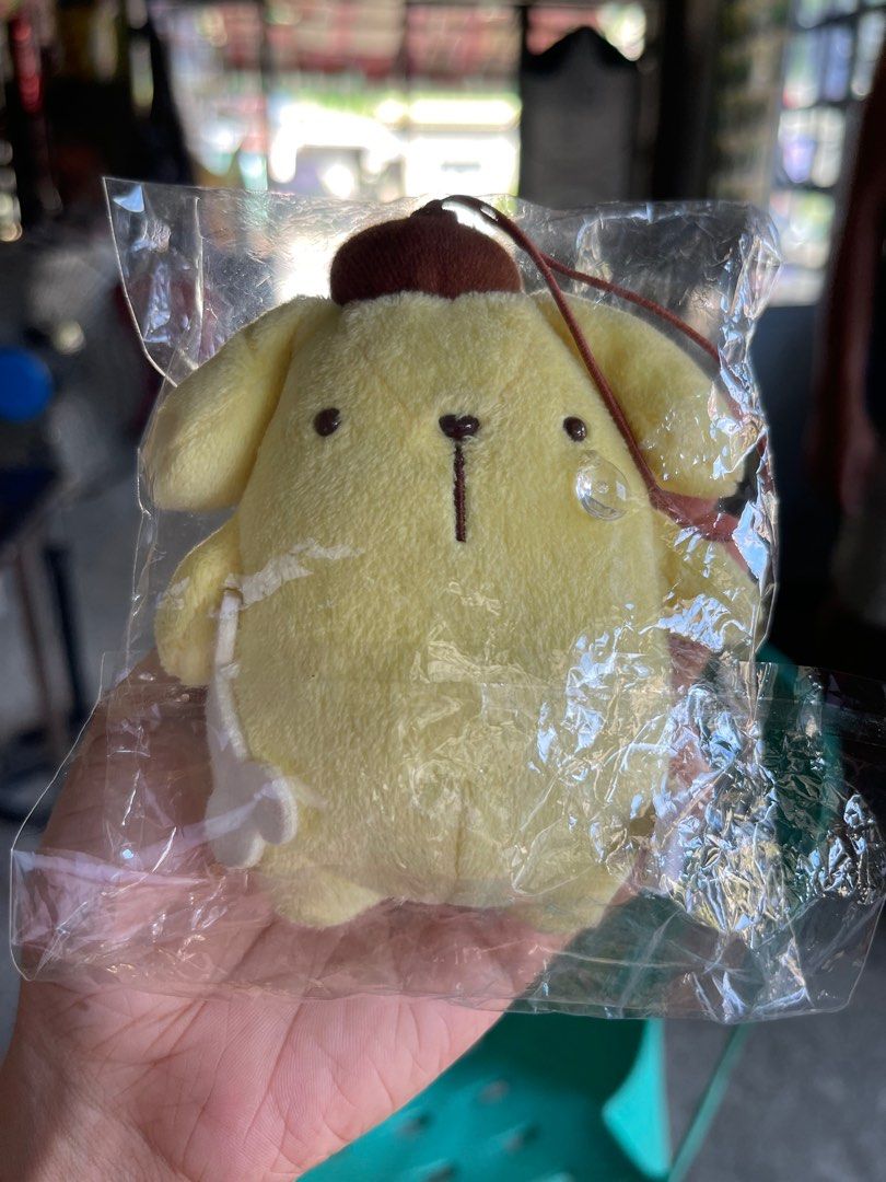 Sanrio Rare Pompompurin charm plush, Hobbies & Toys, Toys & Games on ...