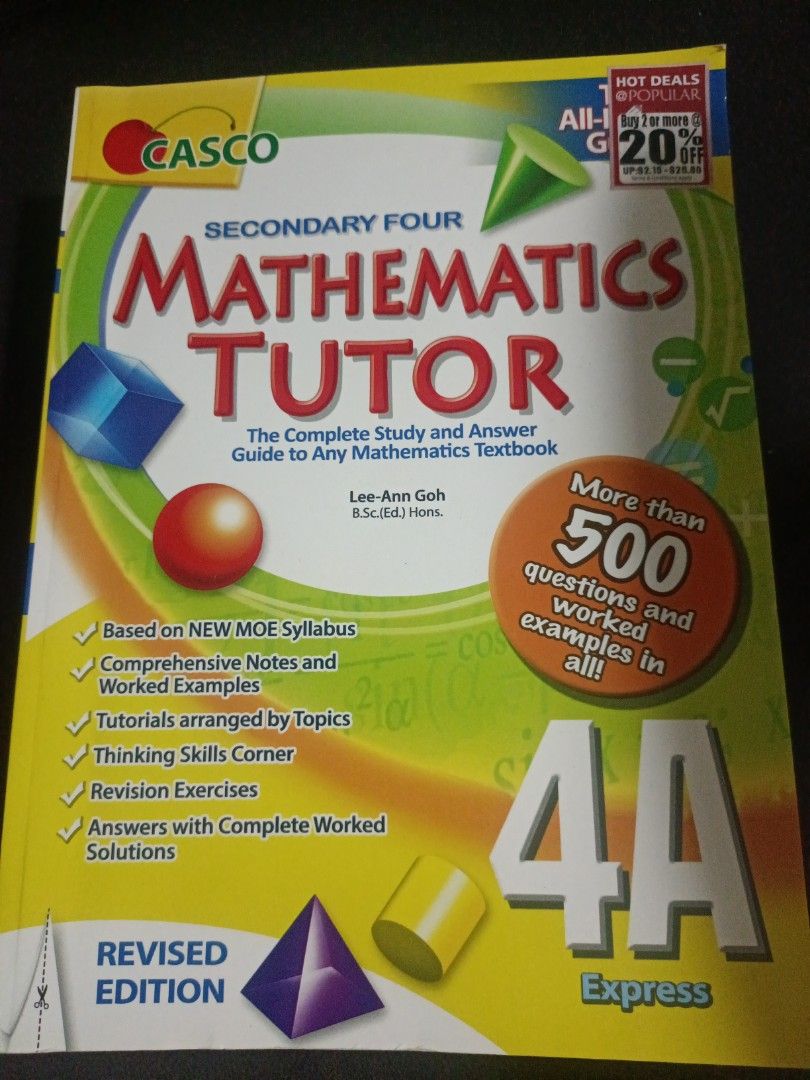 Sec 4 Math assessment book, Hobbies & Toys, Books & Magazines ...