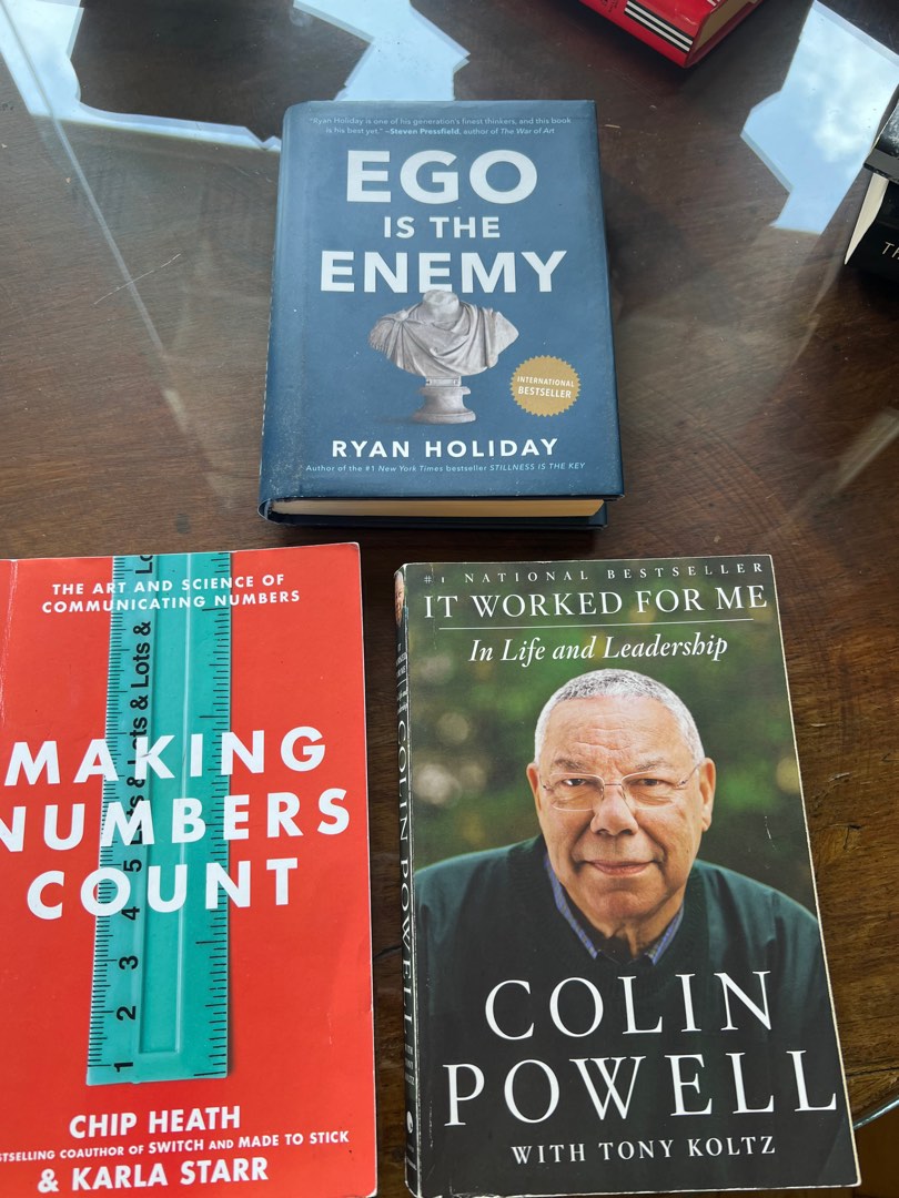 SELF HELP LEADERSHIP BOOKS - EGO IS THE ENEMY HARDCOVER, IN LIFE ...