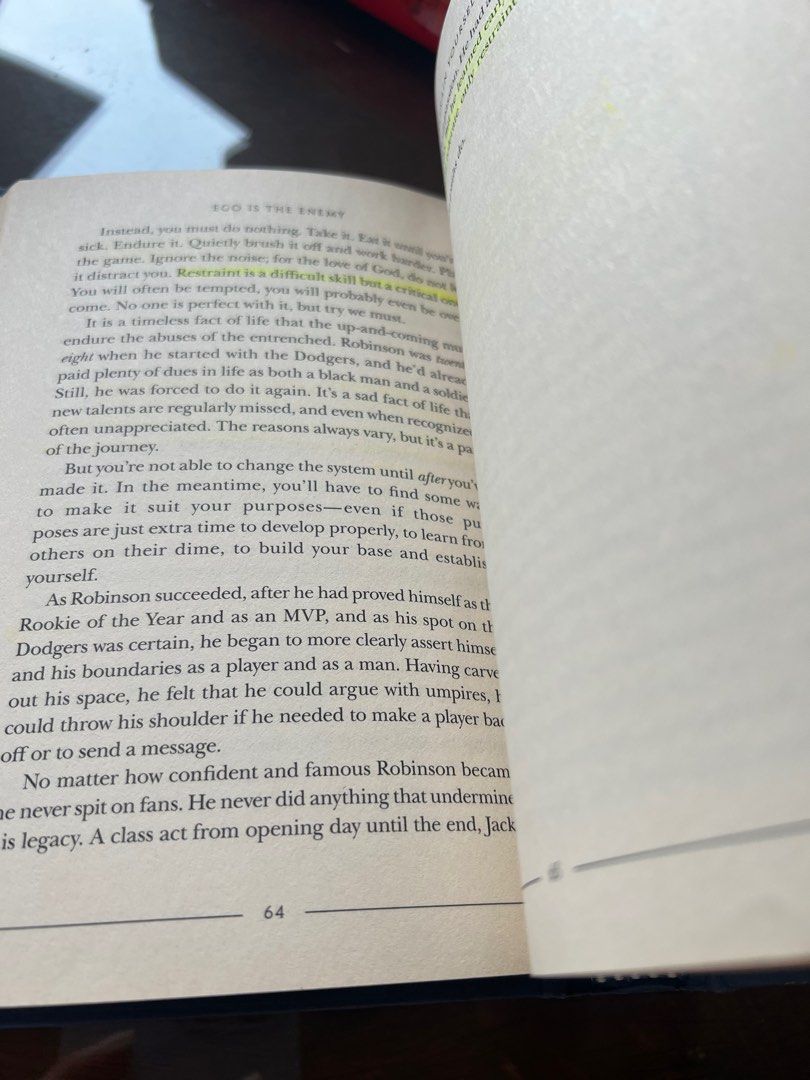 SELF HELP LEADERSHIP BOOKS - EGO IS THE ENEMY HARDCOVER, IN LIFE ...