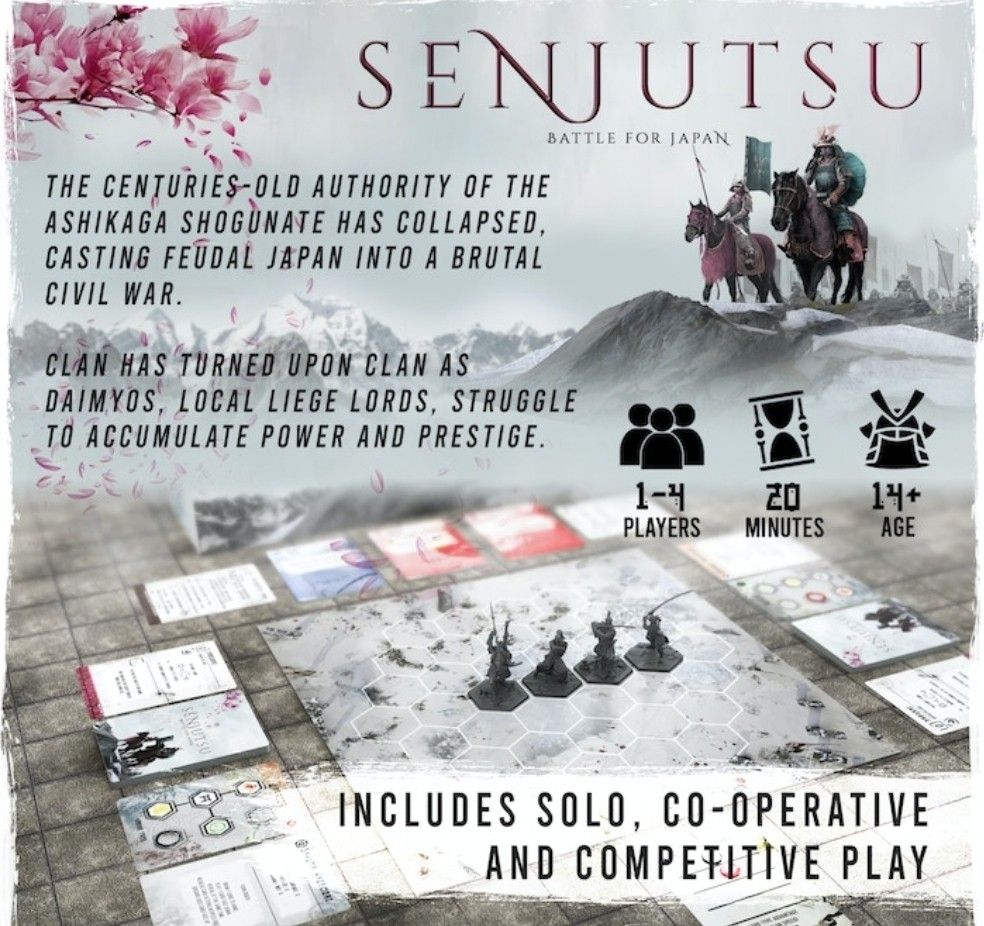 Senjutsu Battle for Japan 戰術 All In Deluxe Edition 桌遊 boardgame ...