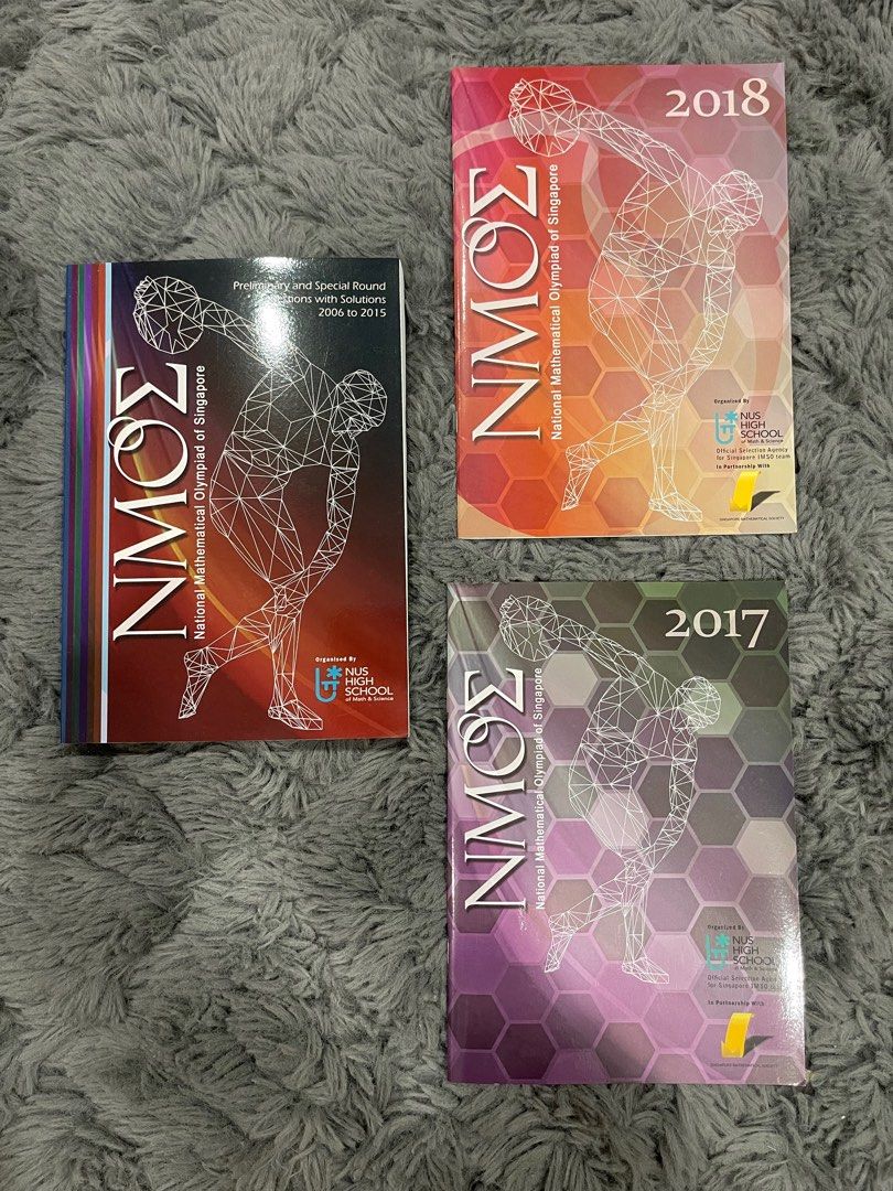 Set of 3 NMOS Math Olympiad Practice Books for Upper Primary, Hobbies ...