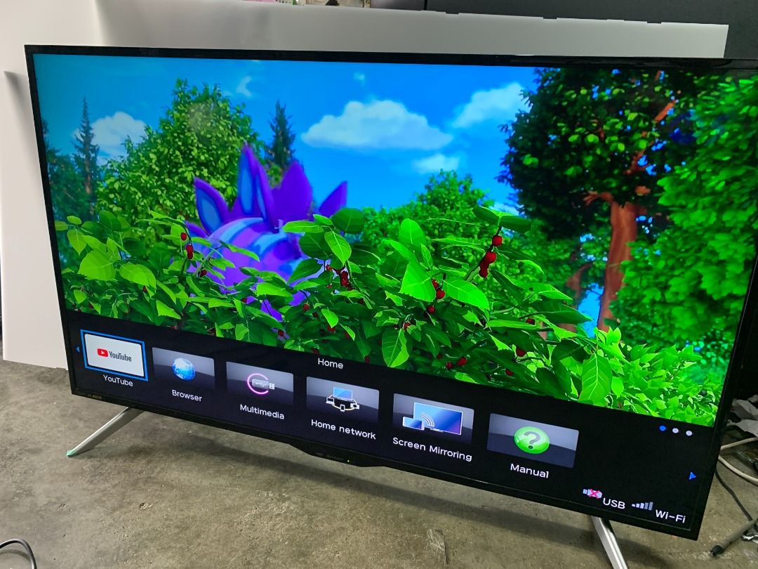 Sharp 50" LC-50UA6500X 4K UHD smart LED TV with 3 months warranty, TV & Home Appliances, TV ...