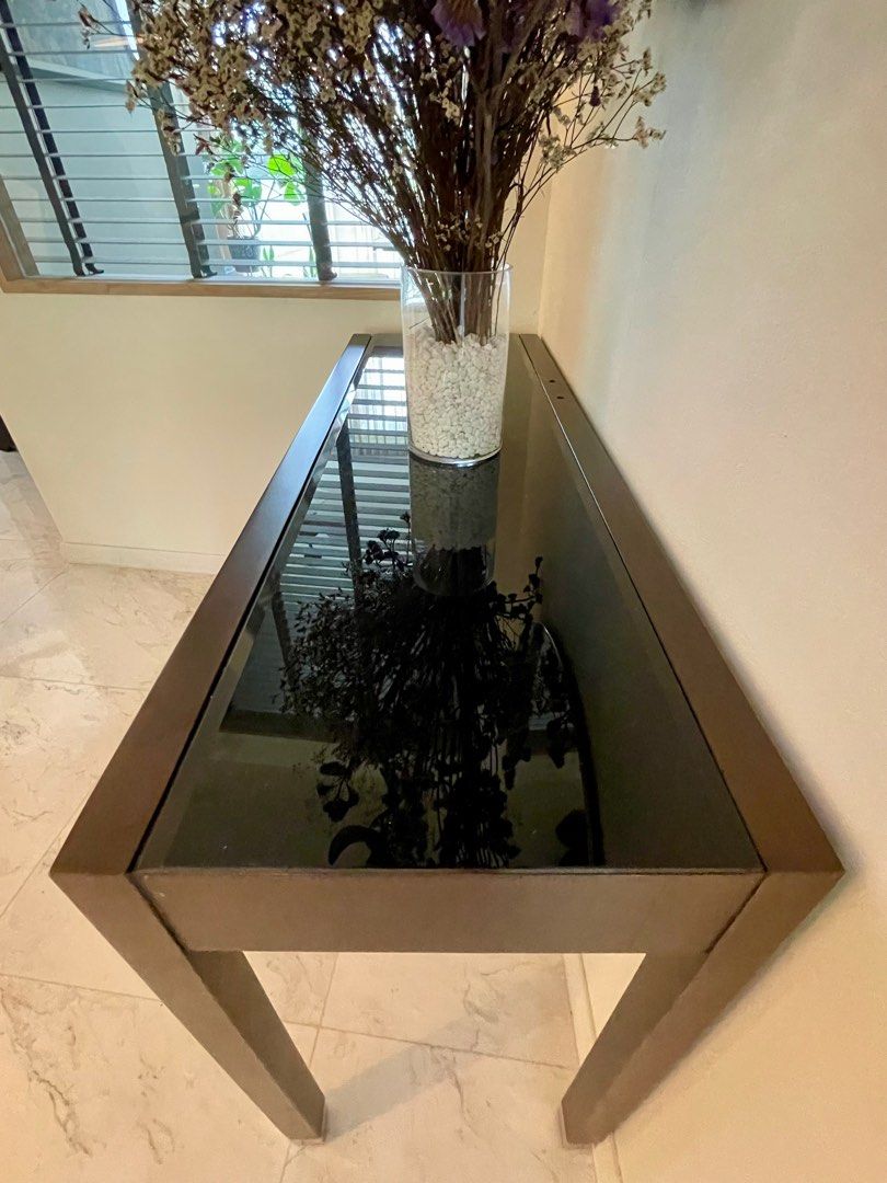 Side Table/Study Desk/Dressing Table with Mirror, Furniture & Home ...