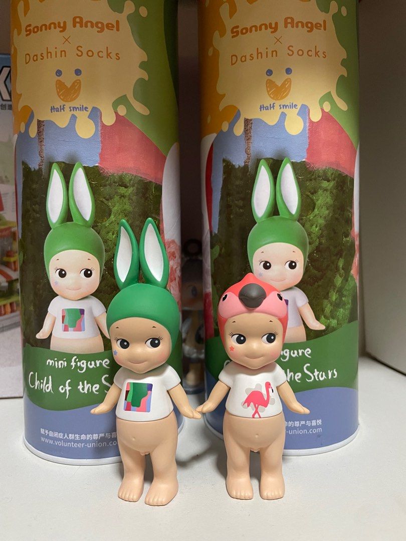 Sonny Angel Dashin RABBIT AND FLAMINGO, Hobbies & Toys, Memorabilia ...