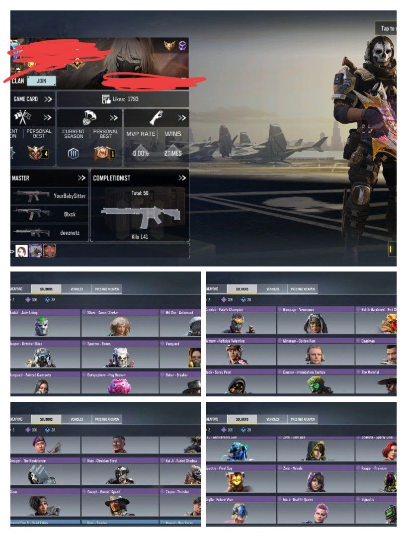 STACKED CODM ACCOUNT 2 MYTHIC 11 LEGEND FULL ACCESS, Video Gaming ...