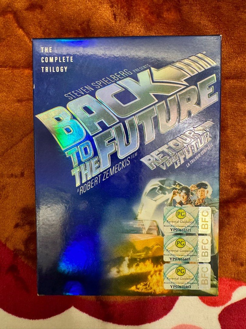 Steven Spielberg BACK TO THE FUTURE The Complete Trilogy DVD Box Set ...