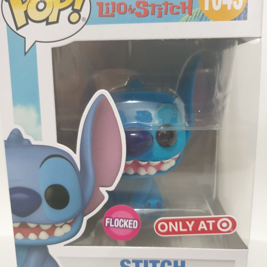 STITCH Disney Lilo & Stitch Target Exclusive Flocked Funko Pop, Hobbies ...