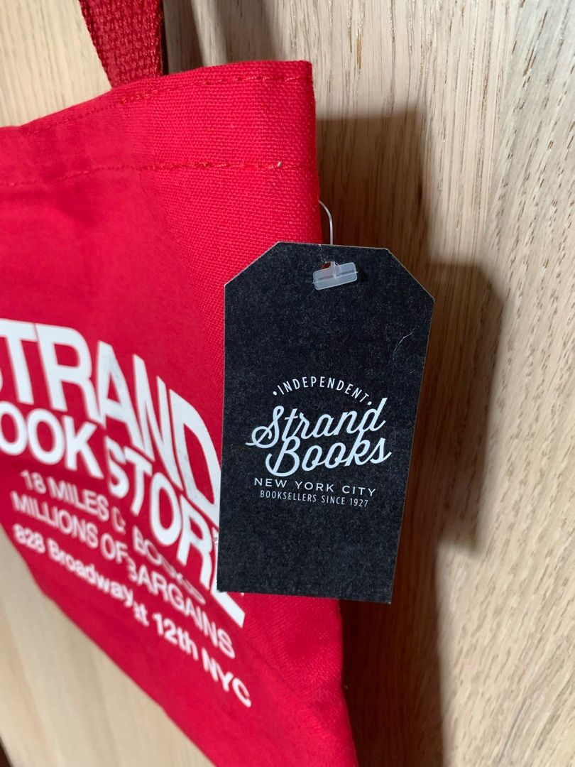 STRAND BOOK STORE Tote Bag, Women's Fashion, Bags & Wallets, Tote Bags ...