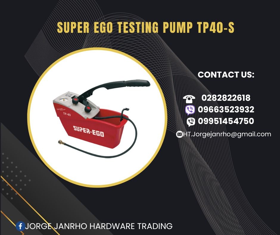 SUPER EGO TESTING PUMP, Commercial & Industrial, Construction ...