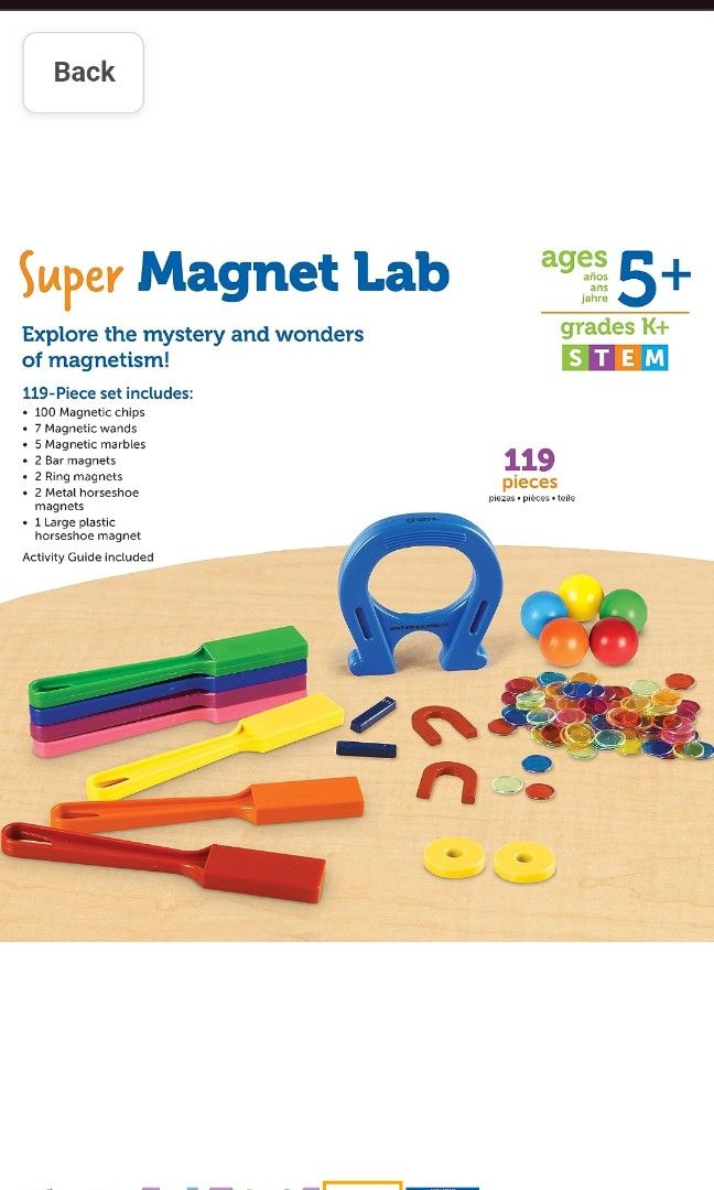 Super Magnet Lab, Hobbies & Toys, Toys & Games on Carousell