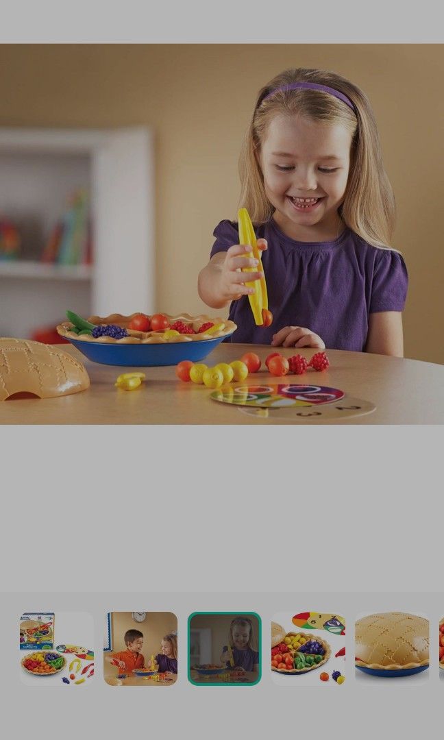 Super Sorting Pie Educational Learning Resources Montessori Colours ...