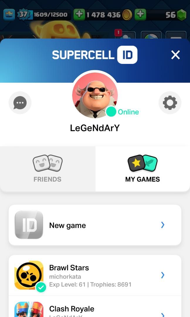 supercell account (brawl stars and clash royale), Video Gaming, Video ...