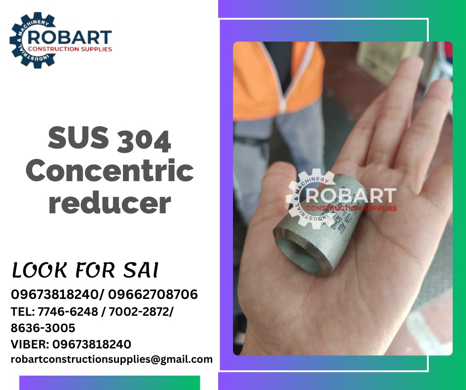 SUS 304 Concentric Reducer, Commercial & Industrial, Construction Tools ...
