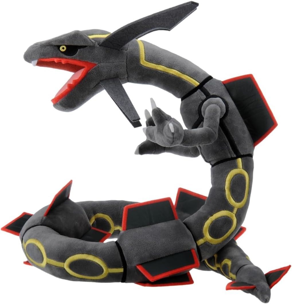 Takara Tomy Pokemon Black Shiny Rekkuza Rayquaza Plush (Pre-Order ...