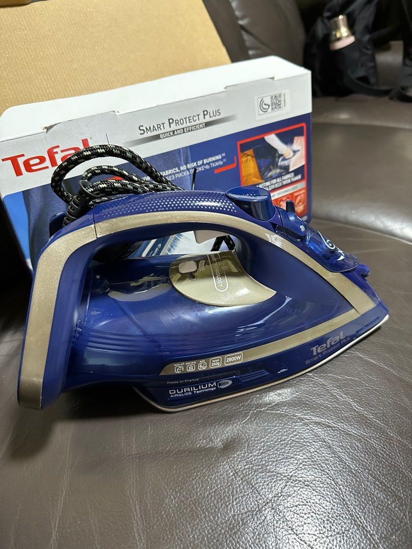 Tefal Steam Iron Smart Protect Plus FV6872, TV & Home Appliances, Irons ...