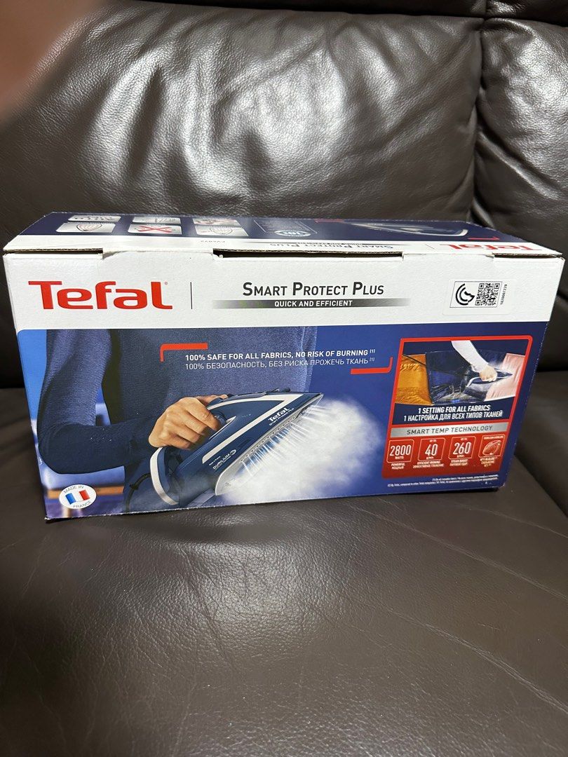 Tefal Steam Iron Smart Protect Plus FV6872, TV & Home Appliances, Irons ...