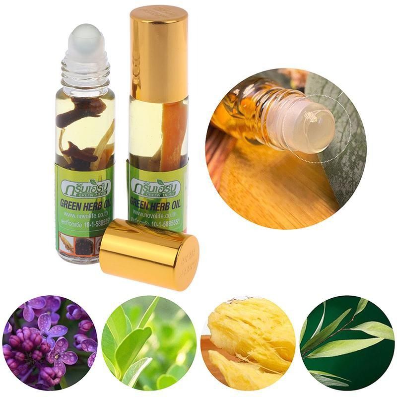 Thailand Novolife Green Herb Oil 8cc Massage Aromatherapy Insect ...