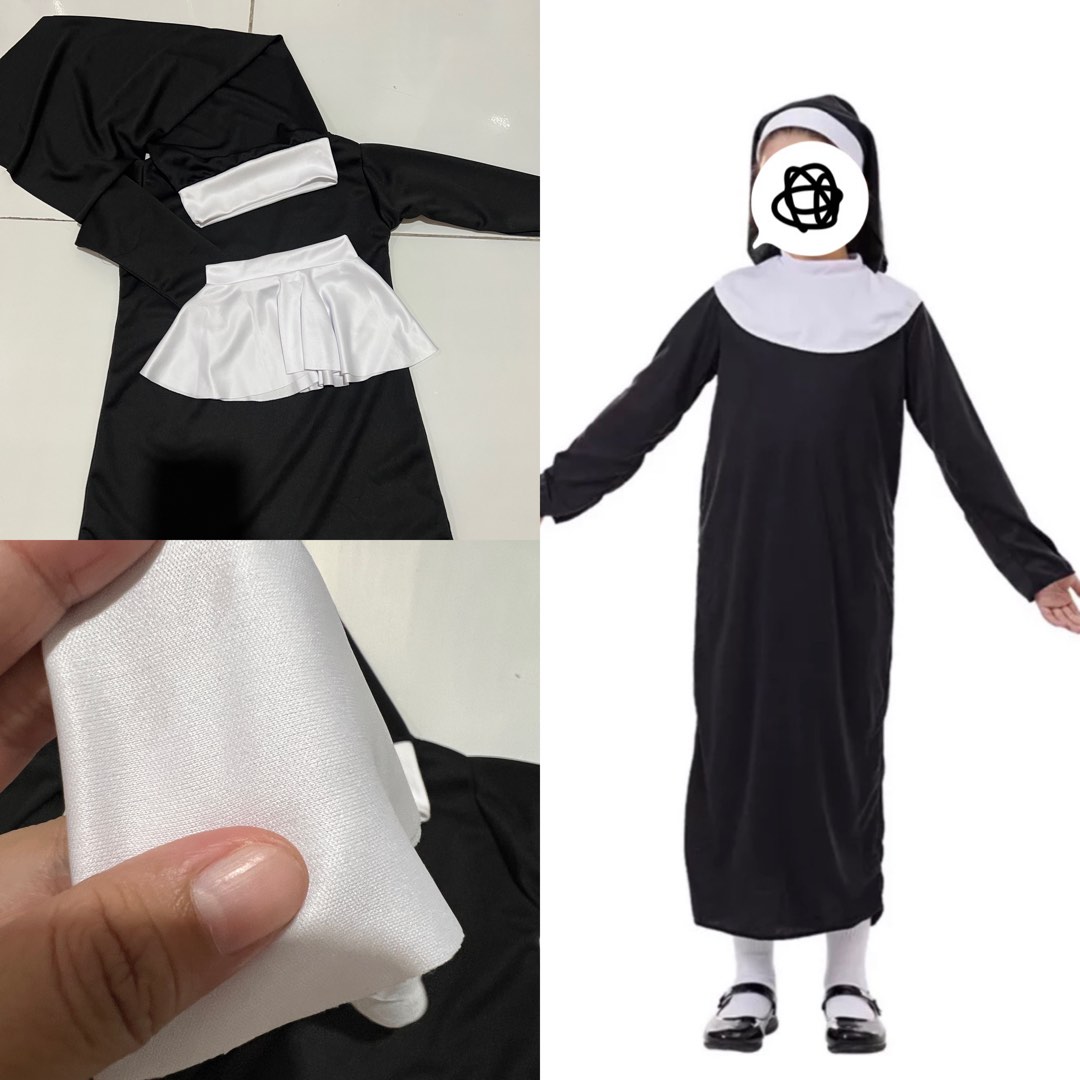 THE NUN HALLOWEEN COSTUME, Babies & Kids, Babies & Kids Fashion on ...