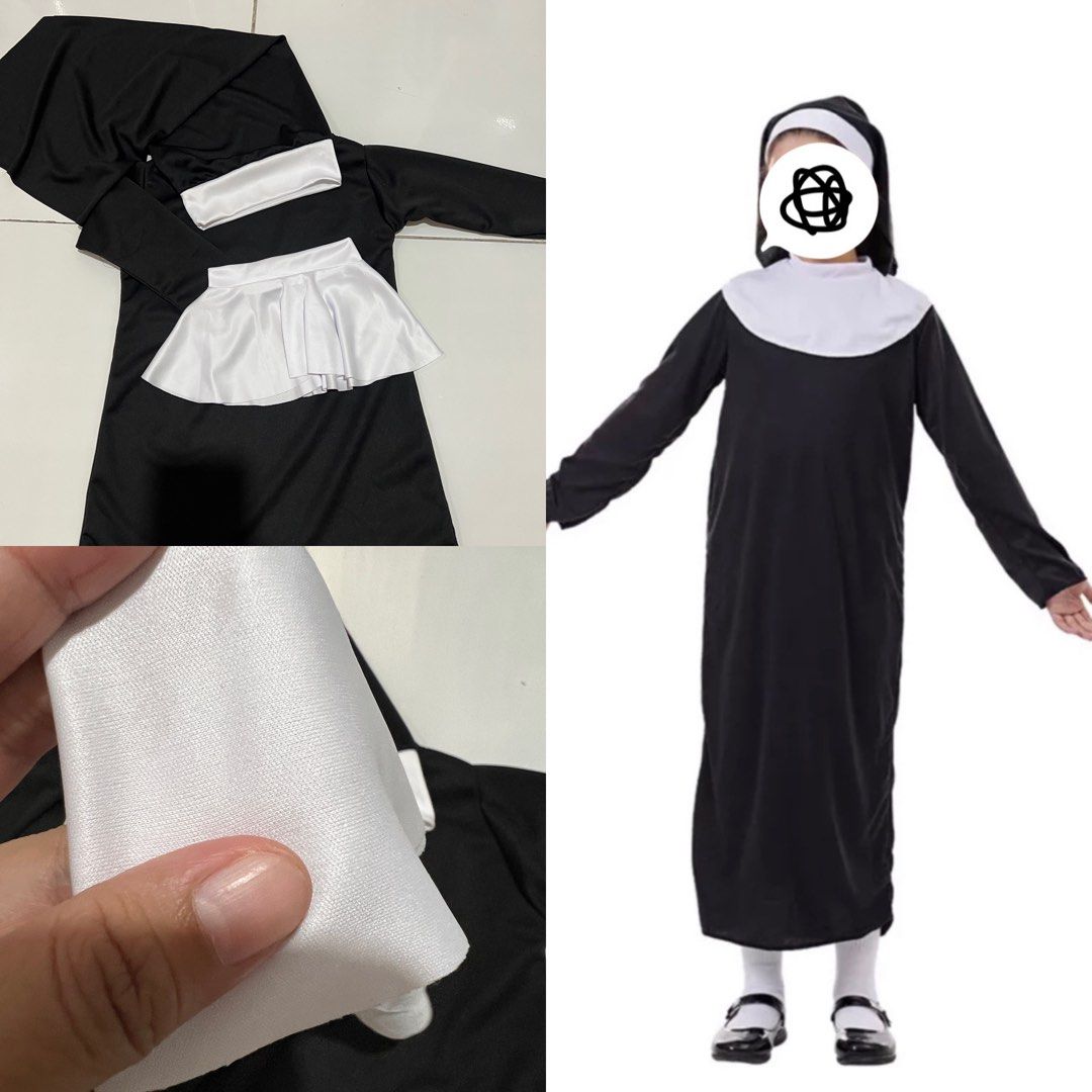THE NUN HALLOWEEN COSTUME, Babies & Kids, Babies & Kids Fashion on ...