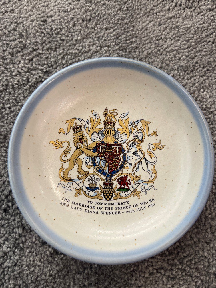 To commemorate the marriage of prince of wales and lady diana spencer ...