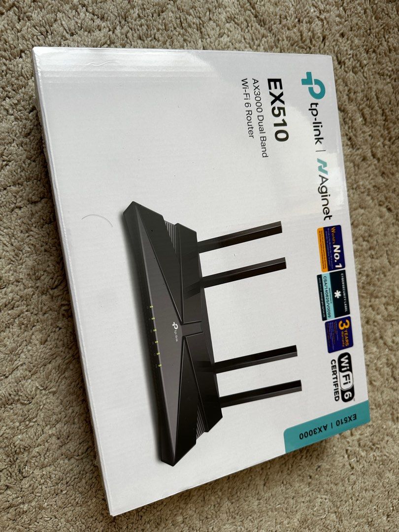 TP Link EX510 AX3000 Wifi 6 Super-Fast Router, Computers & Tech, Parts ...