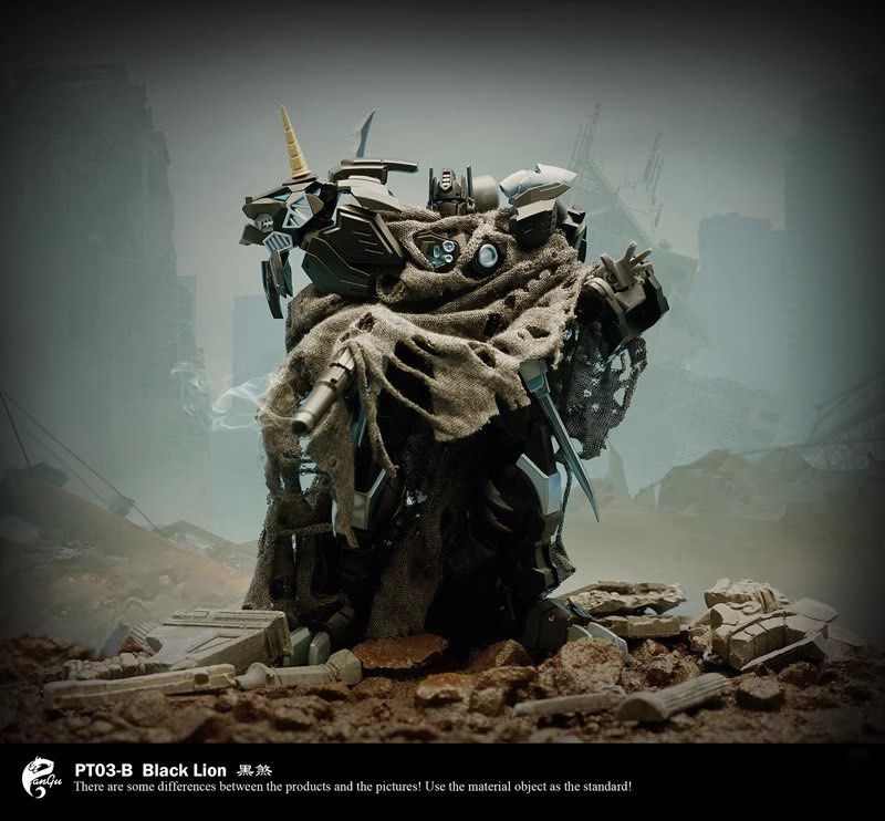 Transformers PanguToys Pangu Toys - PT-03B PT03B Lion Face Commander (aka Lio Convoy Black ...