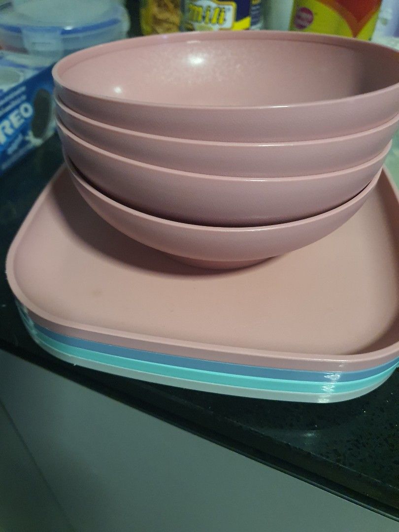 Tupperware Bowls And Plates, Furniture & Home Living, Kitchenware ...