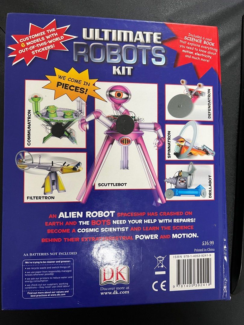Ultimate Robots Kit, Hobbies & Toys, Books & Magazines, Children's ...