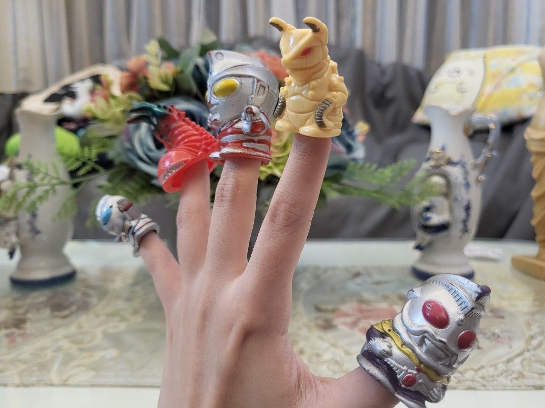 Ultraman 5 Pcs. Finger Puppet Toy/Display, Hobbies & Toys, Toys & Games ...