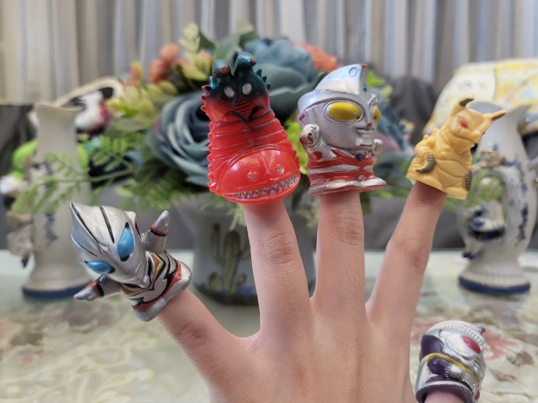 Ultraman 5 Pcs. Finger Puppet Toy/Display, Hobbies & Toys, Toys & Games ...
