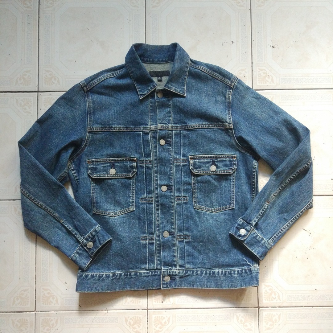 Uniqlo Type 2 denim Jacket M, Men's Fashion, Coats, Jackets and ...