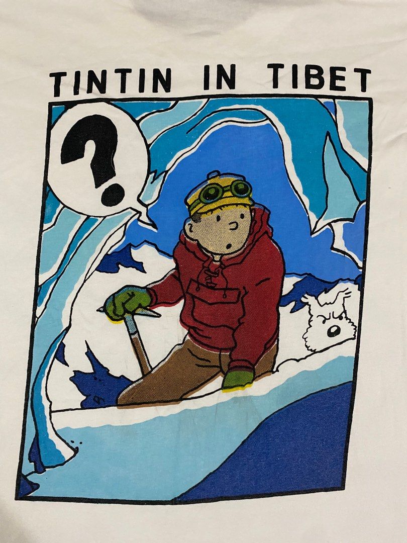 Vintage thailand THE ADVENTURES OF TINTIN, Men's Fashion, Tops & Sets ...