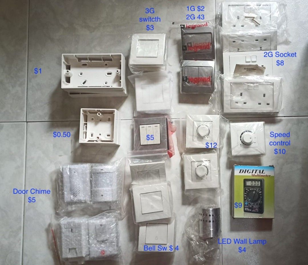 Vivace and Legrand wall switches, chimes Reno Surplus new, TV & Home ...