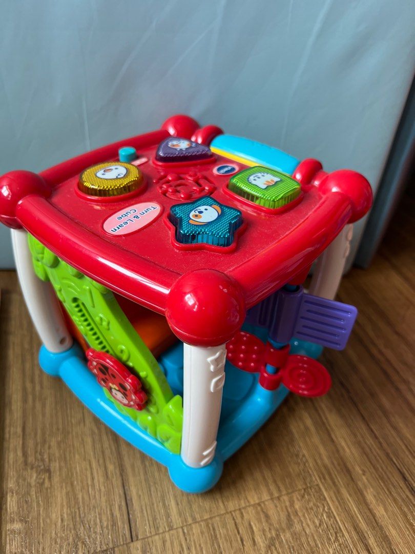 Vtech baby turn and learn cube, Babies & Kids, Infant Playtime on Carousell